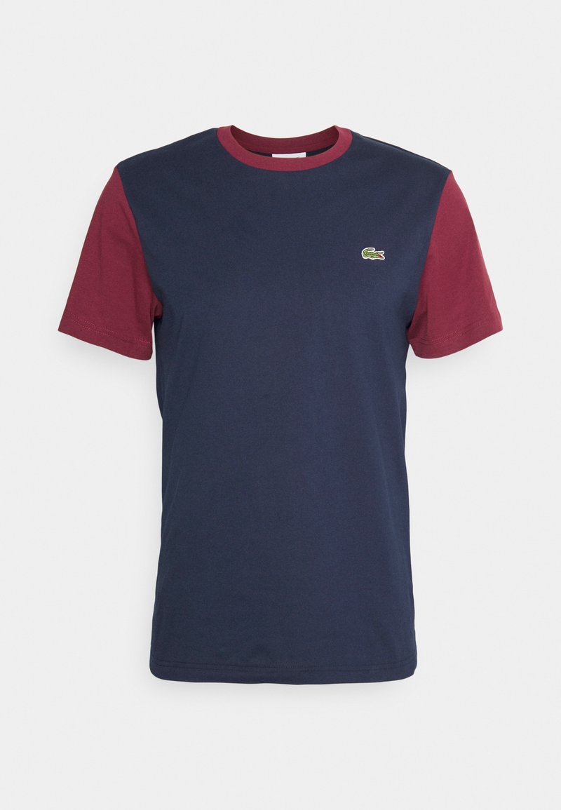 Lacoste ELEVATED - Camiseta estampada - navy blue/zin/azul marino ...