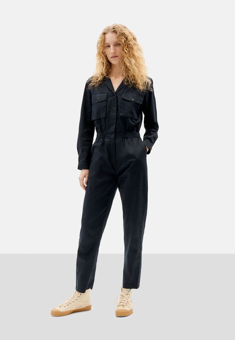 Thinking Mu HANNAH - Jumpsuit - navy blue/dunkelblau - Zalando.de