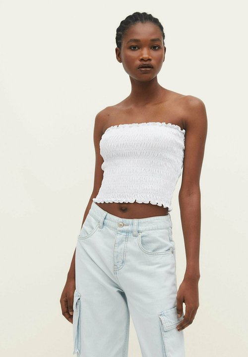 Witte Topjes voor dames online | Gratis verzending voor de meeste ...