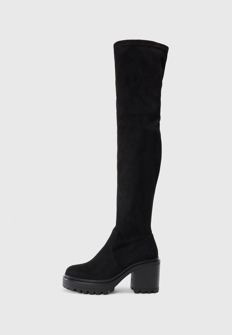 Even&Odd Wide Fit Høye støvler - black/svart - Zalando.no