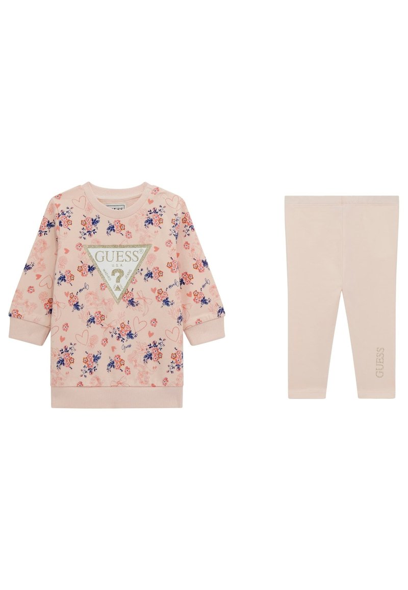 Guess SET - Spodnie materiałowe/jasnoróżowy - Zalando.pl