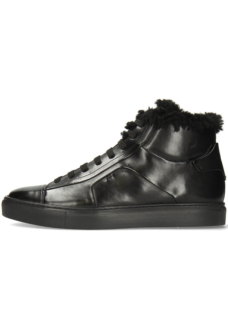 Melvin & Hamilton Sneakersy wysokie/czarny - Zalando.pl