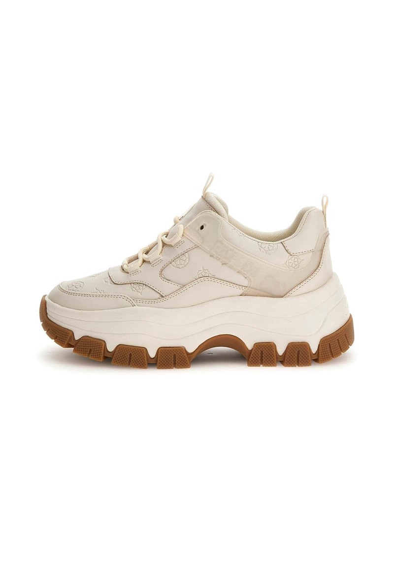 Guess BISUN - Sneakers basse - crema/beige - Zalando.it
