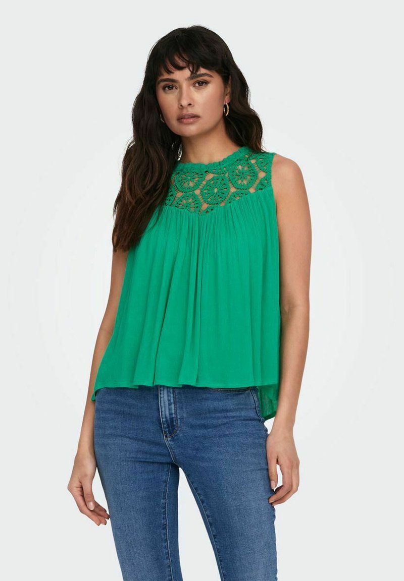 ONLY ÄRMELLOSES - Camicetta - simply green/verde - Zalando.it