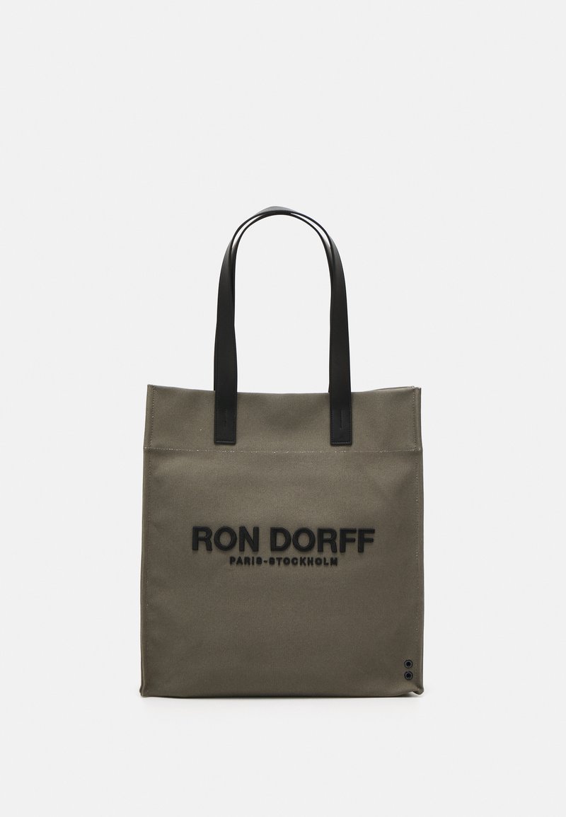 Ron Dorff CITY BAG - Tote bag - army green/green - Zalando.de