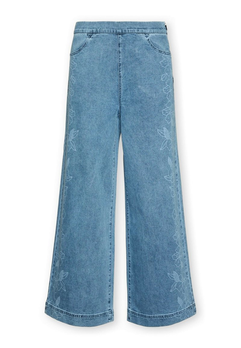 Elena Mirò FLOREALI - Wide Leg - azzurro/hellblau - Zalando