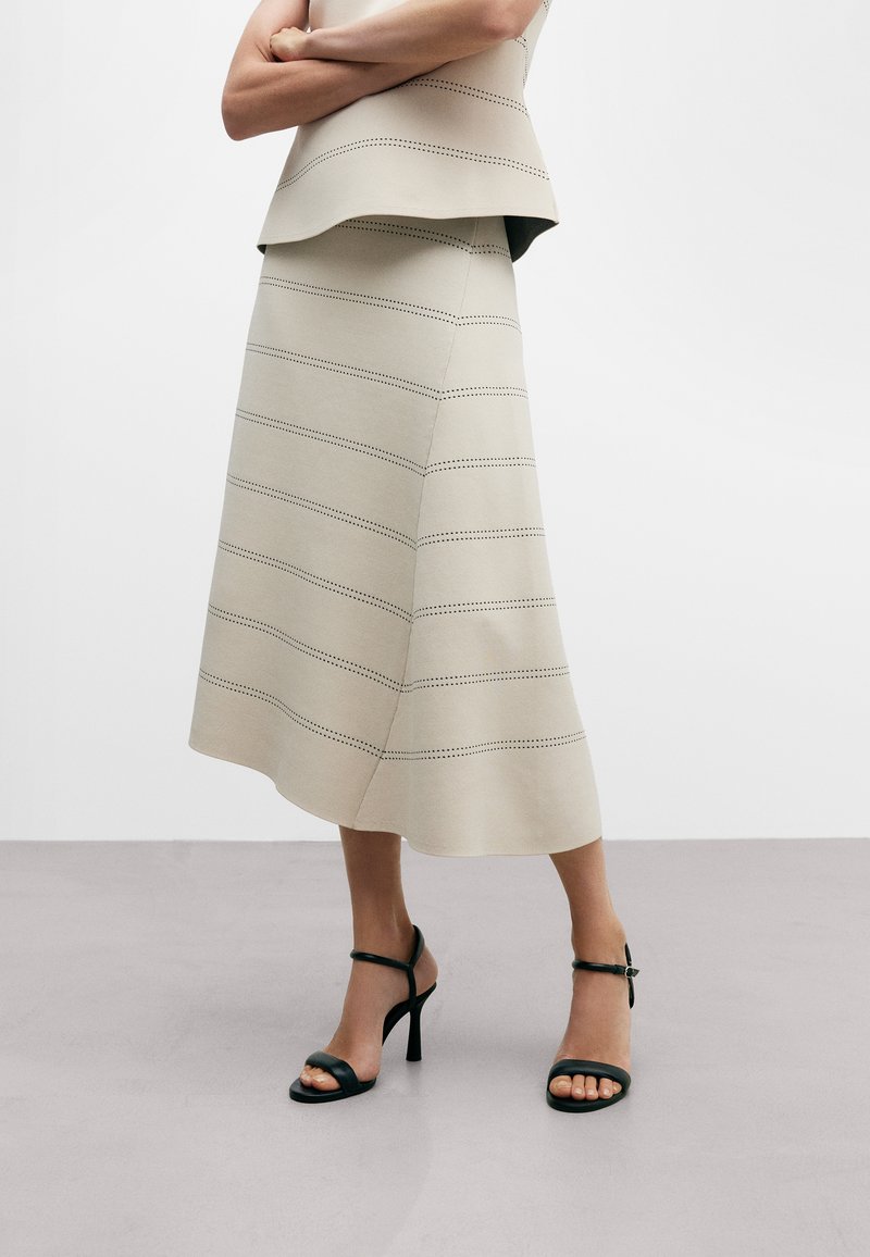ADOLFO DOMINGUEZ GODET - A-Linien-Rock - light cream/nude - Zalando.at