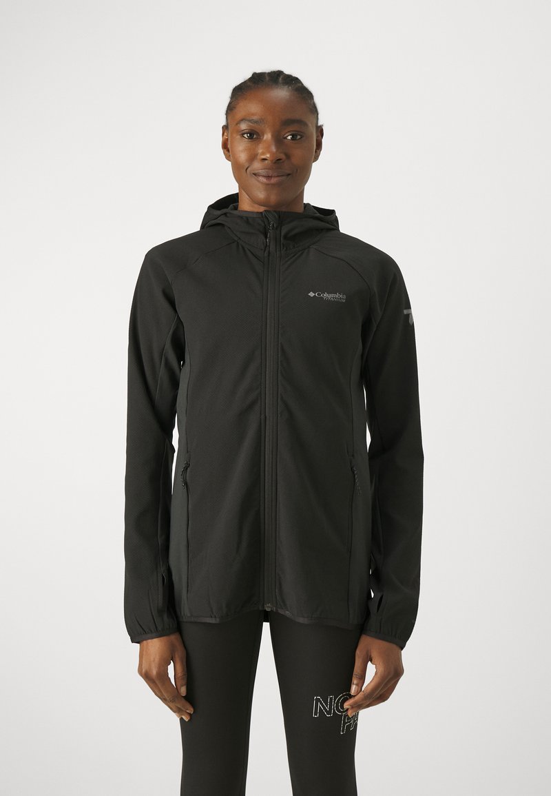 Columbia SPECTRE RIDGE™ FULL ZIP HOODED TECH FLEE TITANIUM - Fleece ...