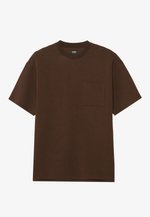 Zign Studio SCUBA T-SHIRT - Basic póló - brown/barna - Zalando.hu