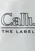 CALLI THE LABEL - T-Shirt print - white blk logo/weiß - Zalando.at