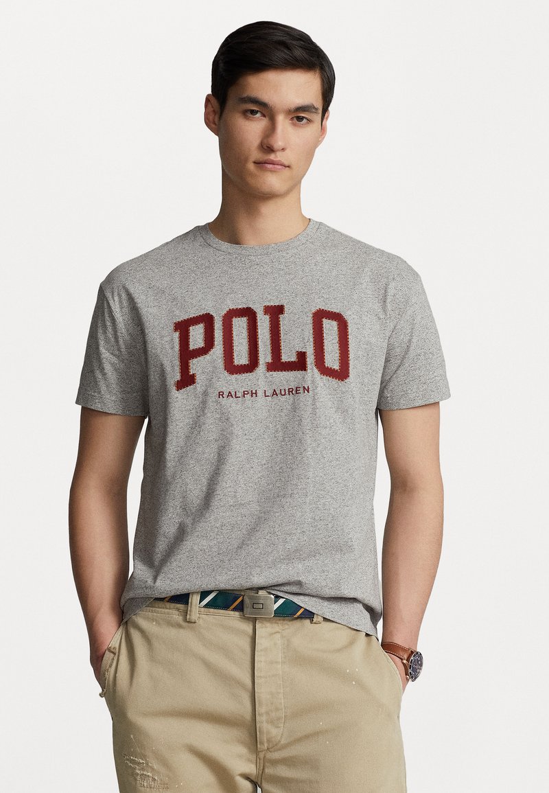 Polo Ralph Lauren SHORT SLEEVE - T-shirt con stampa - dark vintage ...
