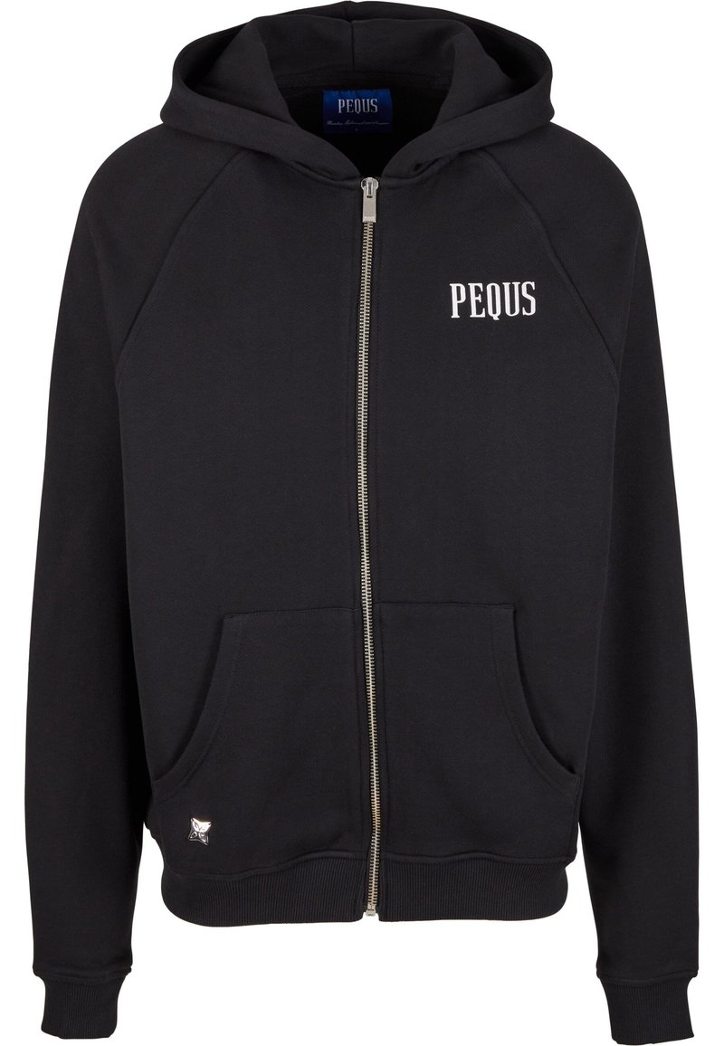 PEQUS BACK LOGO - Sweatjakke - black/sort - Zalando.dk