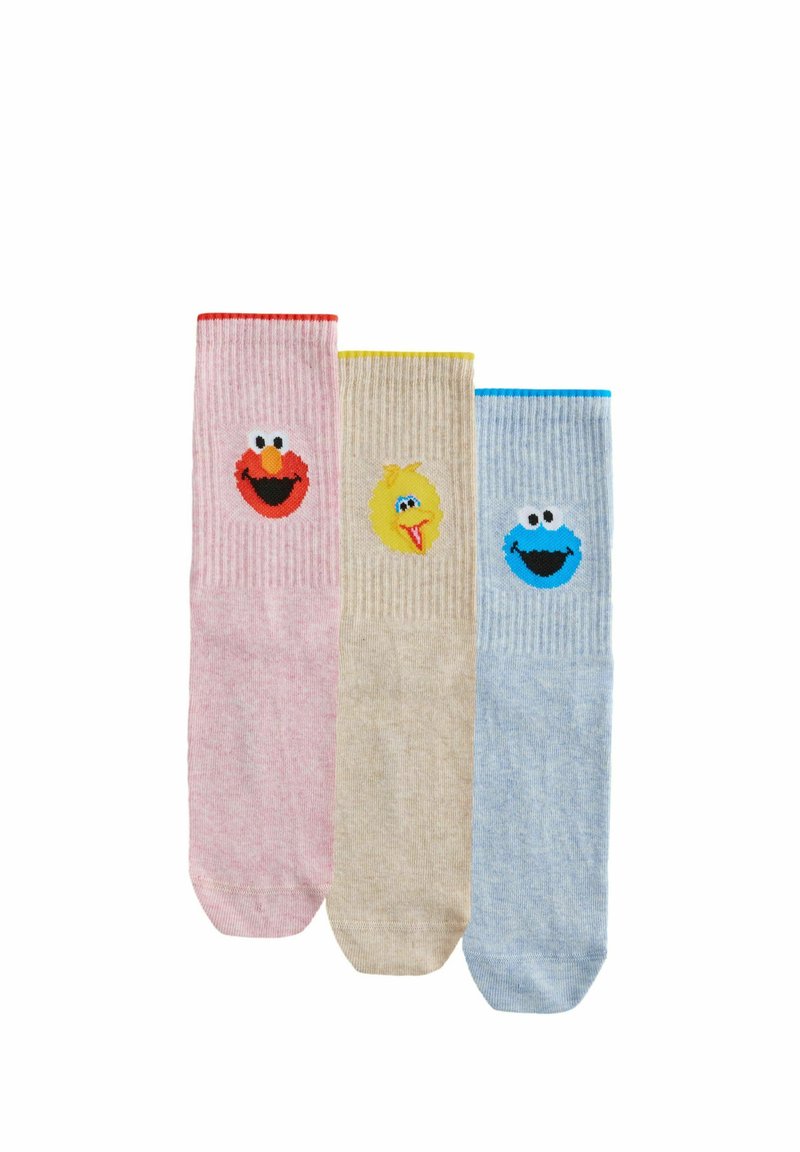 Next 3 PACK - Socks - sesame street license/blue - Zalando