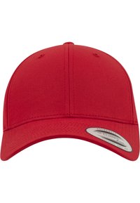 Flexfit CURVED CLASSIC SNAPBACK - Pet - red/rood - Zalando.nl