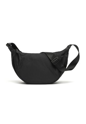 pinqponq KRUMM SMALL MOONBAG - Umhängetasche - pure black/schwarz ...