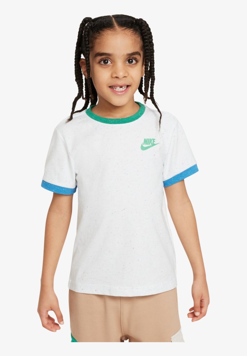 Nike Sportswear RINGER TEE - Trükipildiga T-särk - white/valge - Zalando.ee