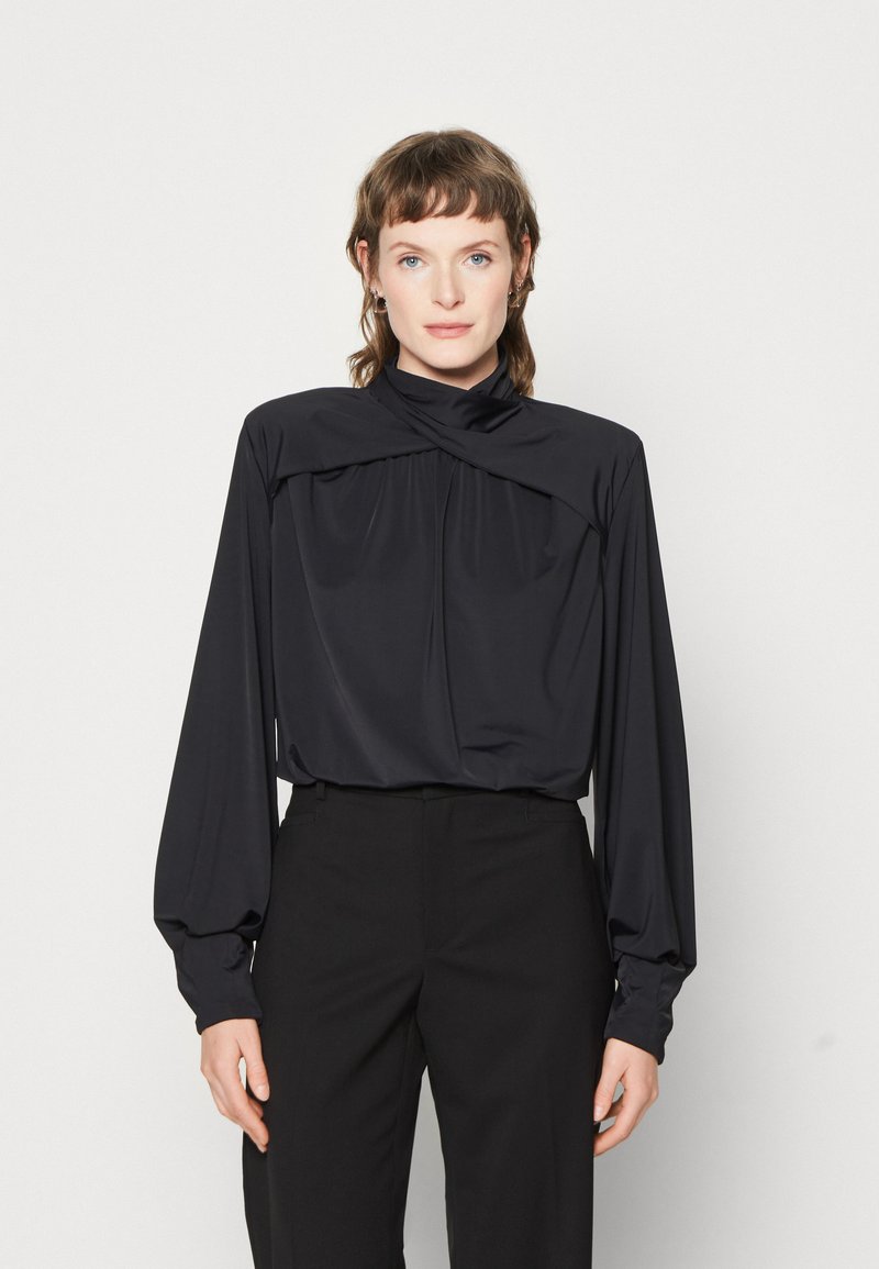 Gestuz SOLIA BODY - Langarmshirt - black/schwarz - Zalando.de