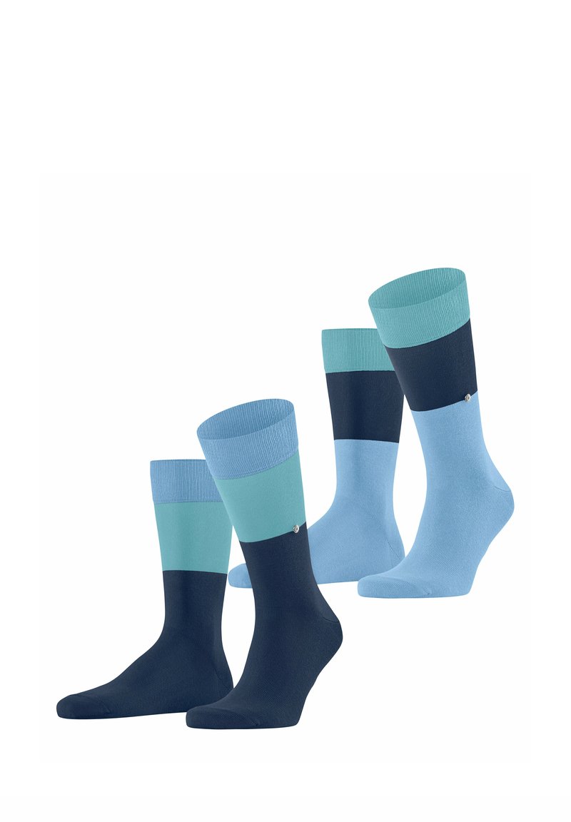 Burlington MAGIC MISMATCH 2-PACK - Chaussettes - royal blue/bleu roi ...