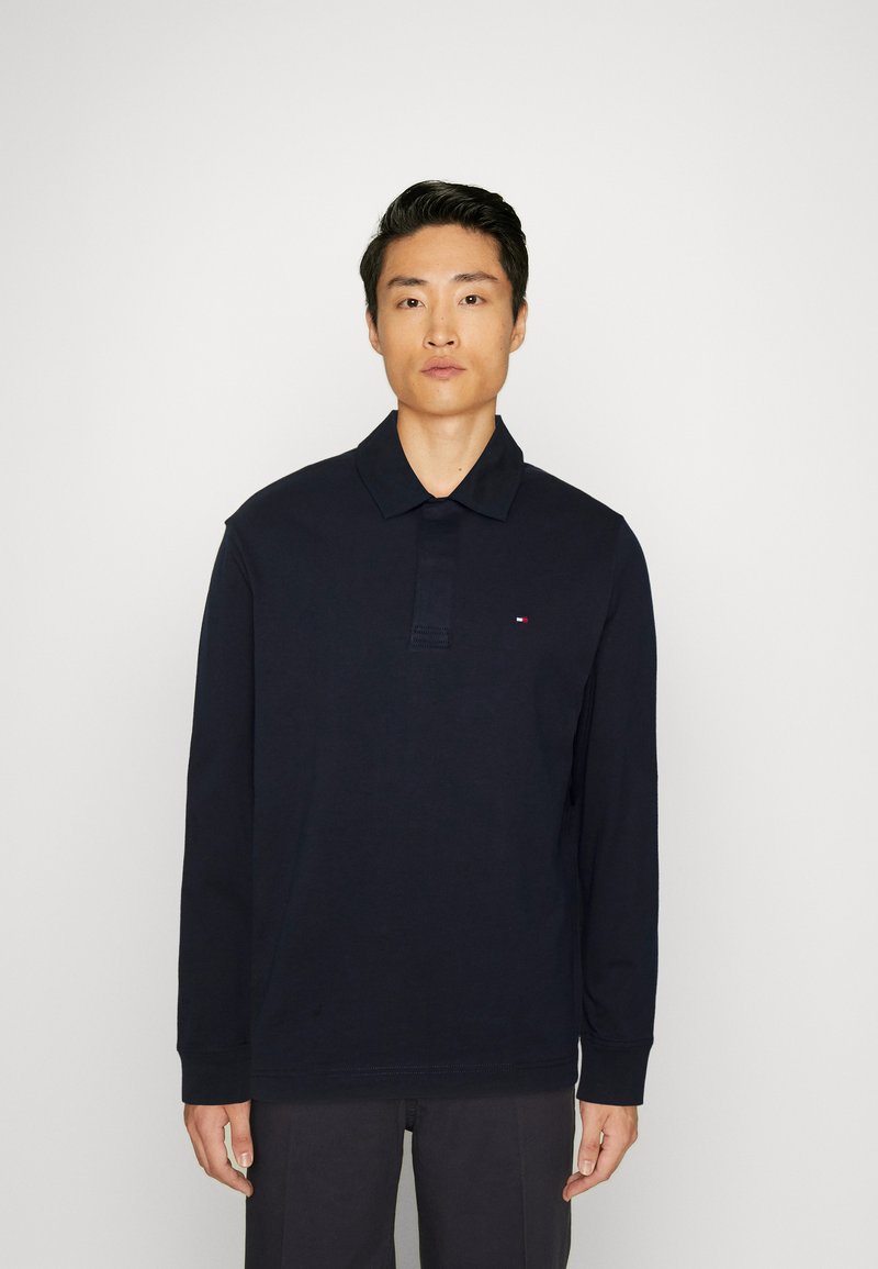 Tommy Hilfiger NEW RUGBY - Polo shirt - desert sky/dark blue - Zalando