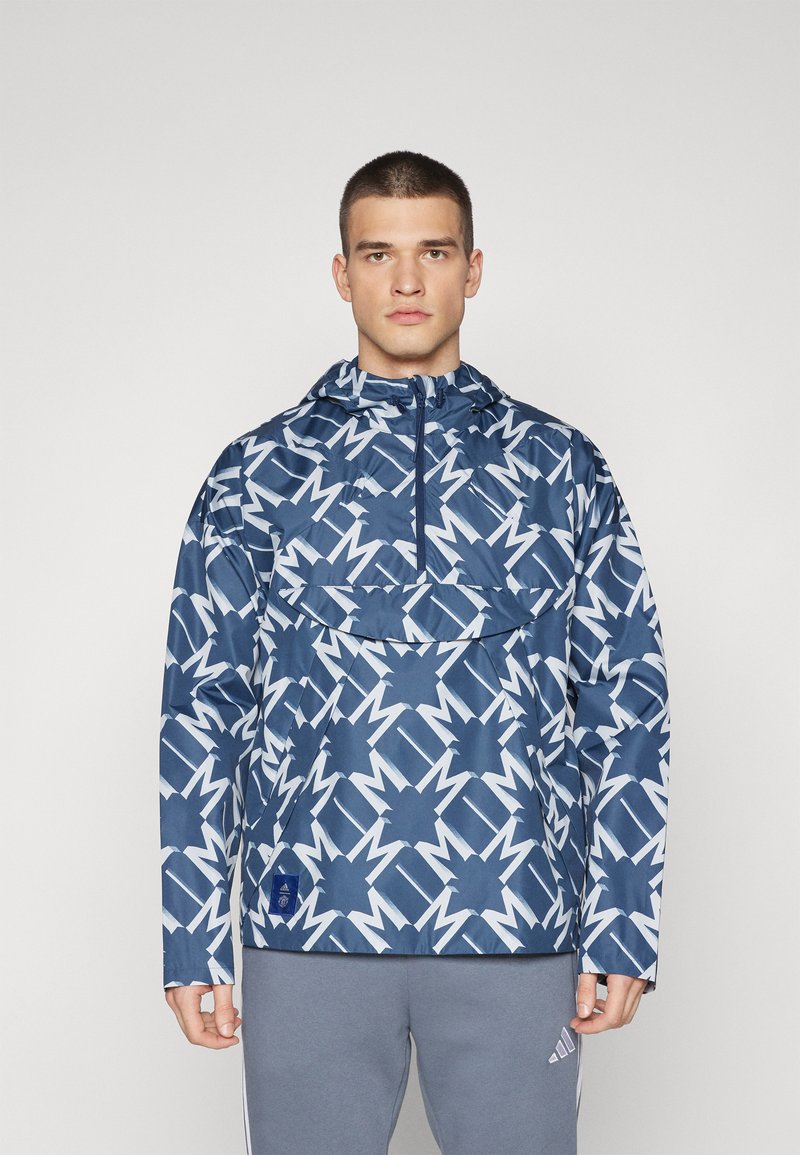 adidas Performance MANCHESTER UNITED HALFZIP WINDBREAKER - Club wear ...