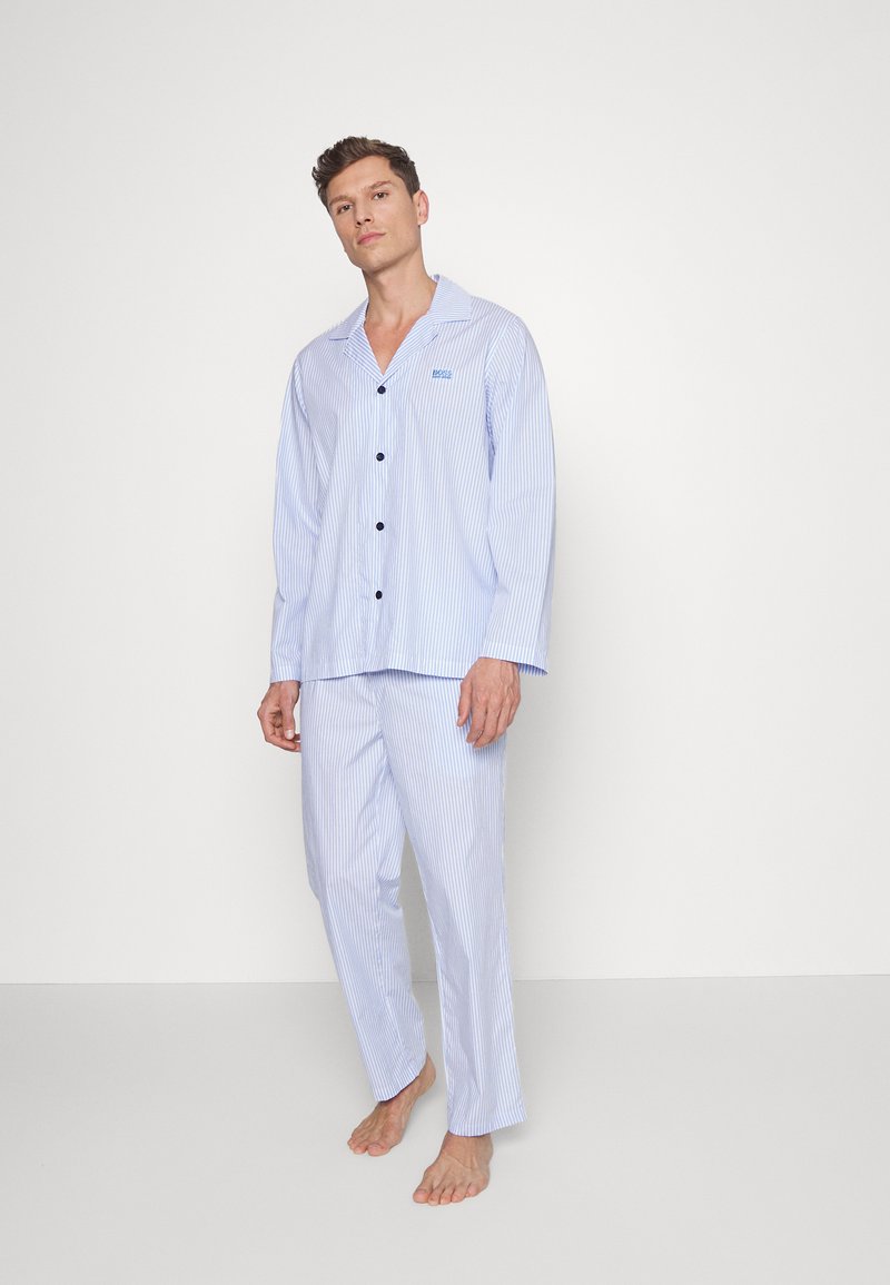BOSS STRIPE - Pyjamas - open blue/blue - Zalando.de