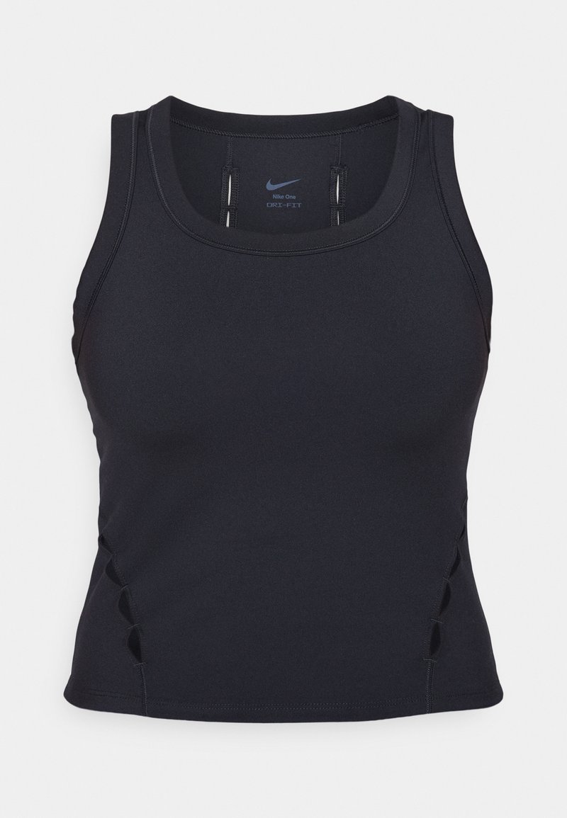 Nike Performance ONE FITTED TANK - Top - black - Zalando.co.uk