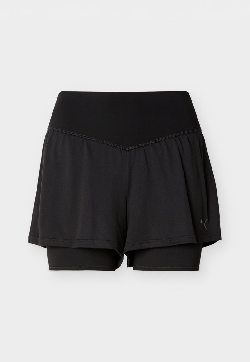 Puma SHAPE - Krótkie spodenki sportowe/czarny - Zalando.pl