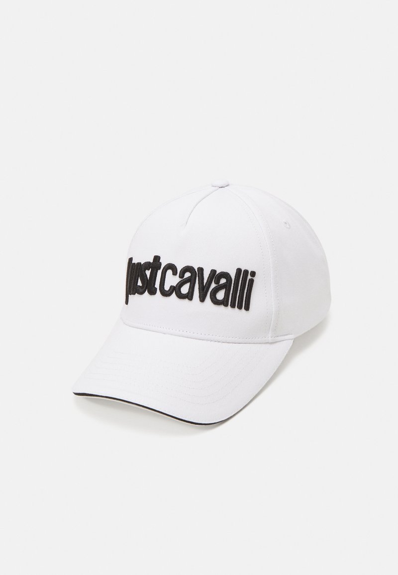 Just Cavalli BASEBALL LOGO EMBROIDERY UNISEX - Cap - white/black/white ...