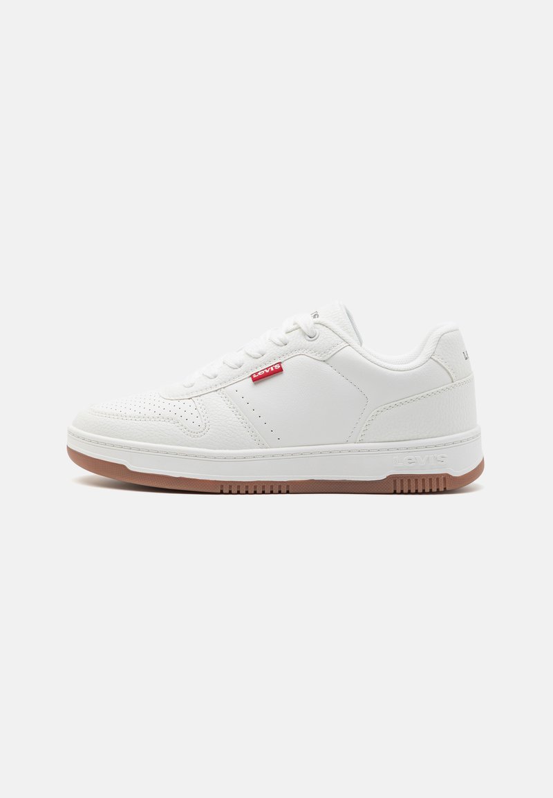 Levi's® DRIVE - Trainers - regular white/white - Zalando.co.uk