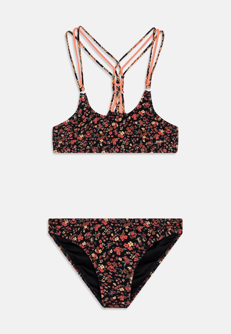 Brunotti LINA FLOWER GIRLS - Biquíni - black/preto - Zalando.pt