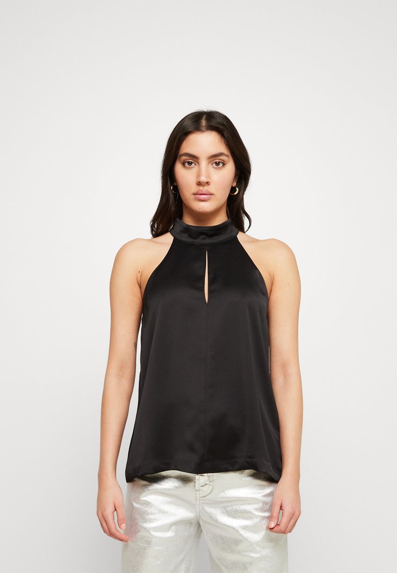 Banana Republic SLIT FRONT - Top - black 800/black - Zalando
