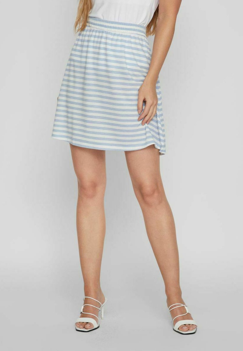 VILA BASIC - Falda acampanada - kentucky blue/azul claro - Zalando.es