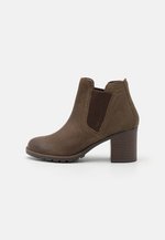 Clarks LEDA UP - Ankle Boot - dark olive/oliv - Zalando.ch