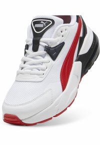 Puma VIS2K - Sneaker low - white-for all time red- black/weiß - Zalando.de
