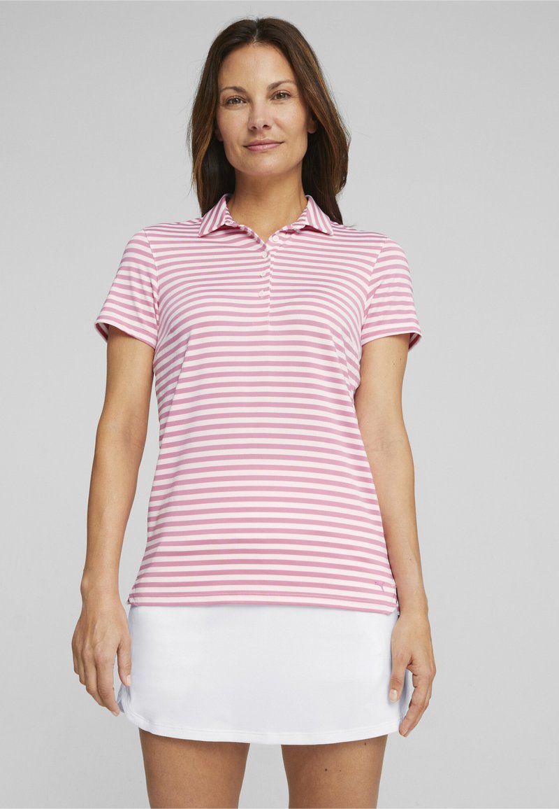 Puma MATTR SOMER - Polo - strawberry burst-white glow/rose - ZALANDO.FR
