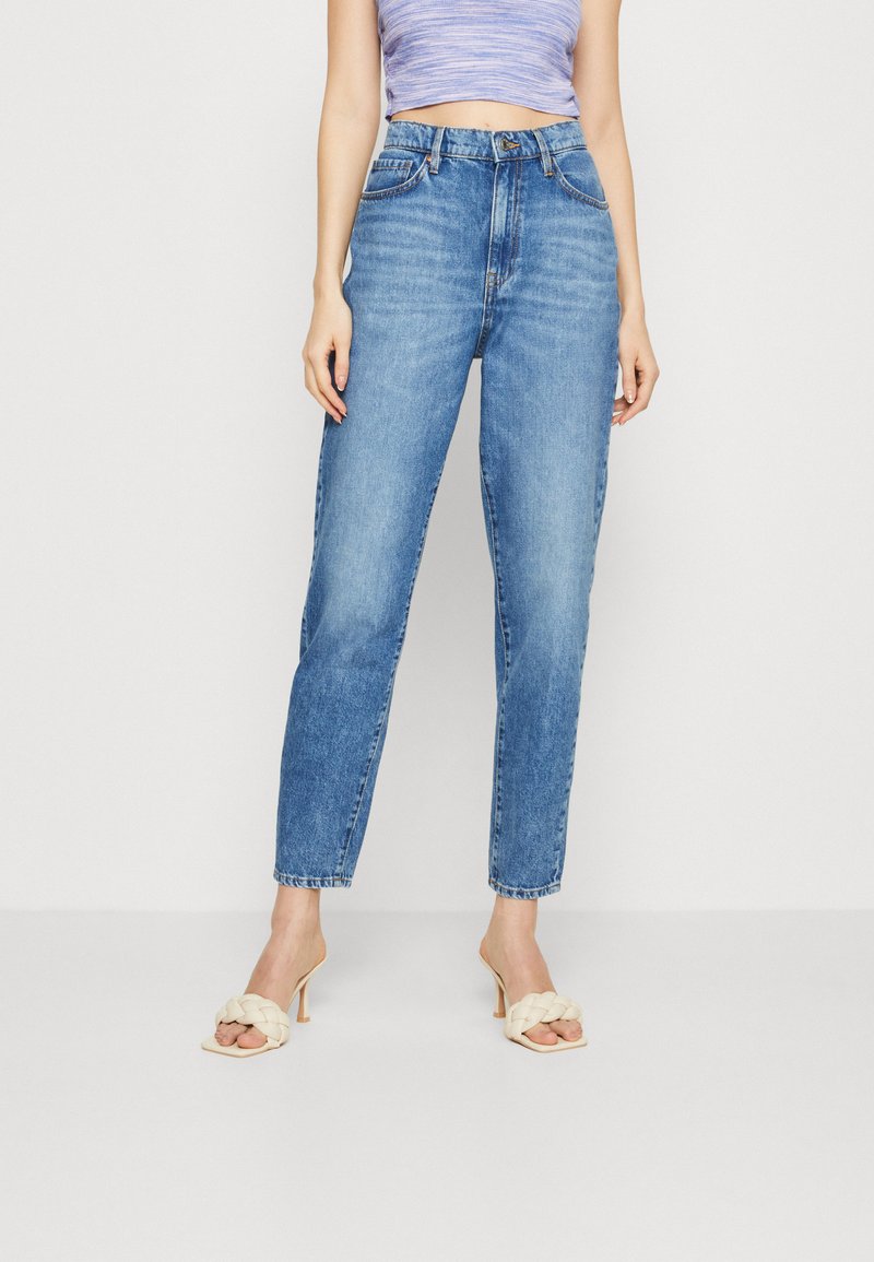 Lindex TROUSER PAM - Džíny Relaxed Fit - denim blue/modrý denim ...