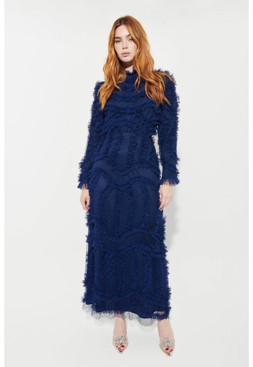 Maryisa EMMA EMBELLISHED AND EMBROIDERY - Iltapuku - mid night blue ...