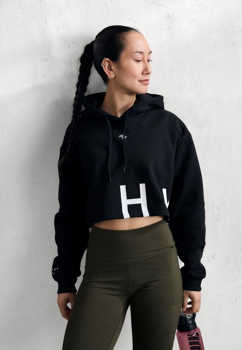 Puma HYROX HEAVYWEIGHT HOODIE - Hoodie - black - Zalando