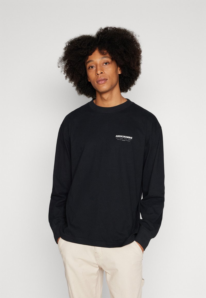 Abercrombie & Fitch IN THE STANDS ESSENTIAL LOGO - Long sleeved top ...