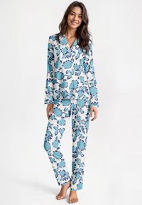 Calida Pyjama set - blue topaz/light blue - Zalando