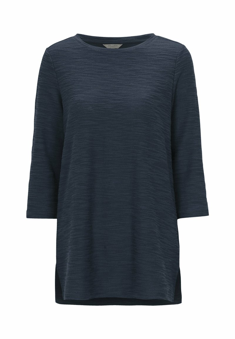 Cellbes of Sweden WITH STRUCTURE - Striktrøje - navy/mørkeblåmeleret ...