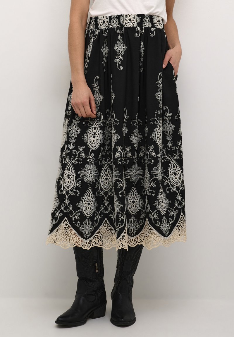 Culture A-lijn rok - black/zwart - Zalando.be