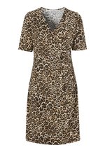 Cellbes of Sweden POLLY DRAPED - Freizeitkleid - leopard/braun - Zalando.de