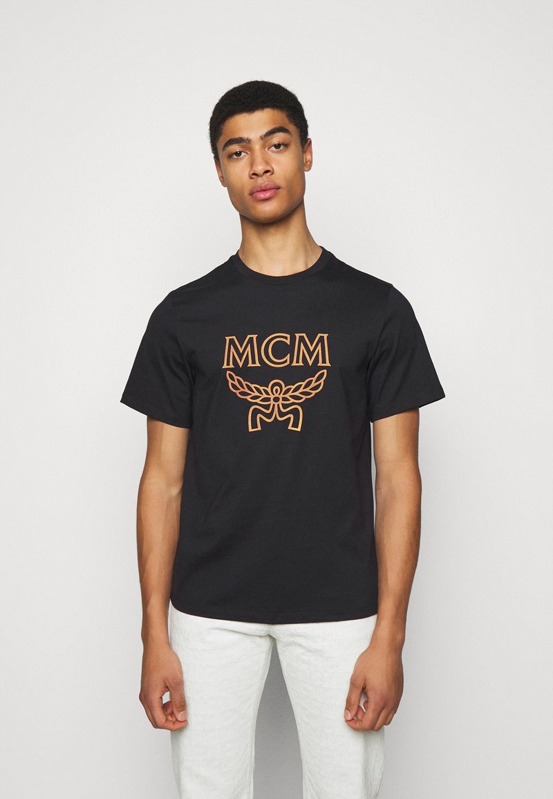 MCM COLLECTION SHORT SLEEVES TEE - T-Shirt print - black/schwarz ...