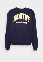 Primitive COLLEGIATE WORLDWIDE CREWNECK - Sweatshirt - navy/dark blue ...