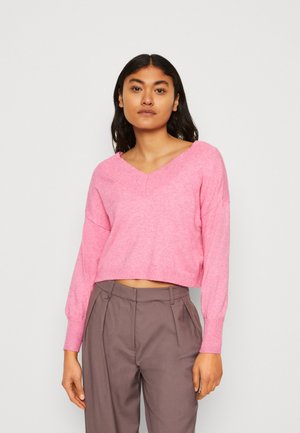 Morgan MANOU - Stickad tröja - corail type/korall - Zalando.se