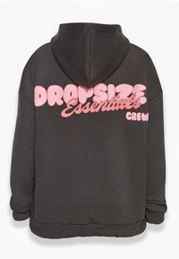 Dropsize ESSENTIAL CREW ZIP HOODIE - Sweatjacke - washed black/schwarz ...