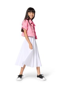 DKNY 2-IN-1 MET VERWIJDERBARE MOUWEN - Veste en jean - tulipe/rose ...