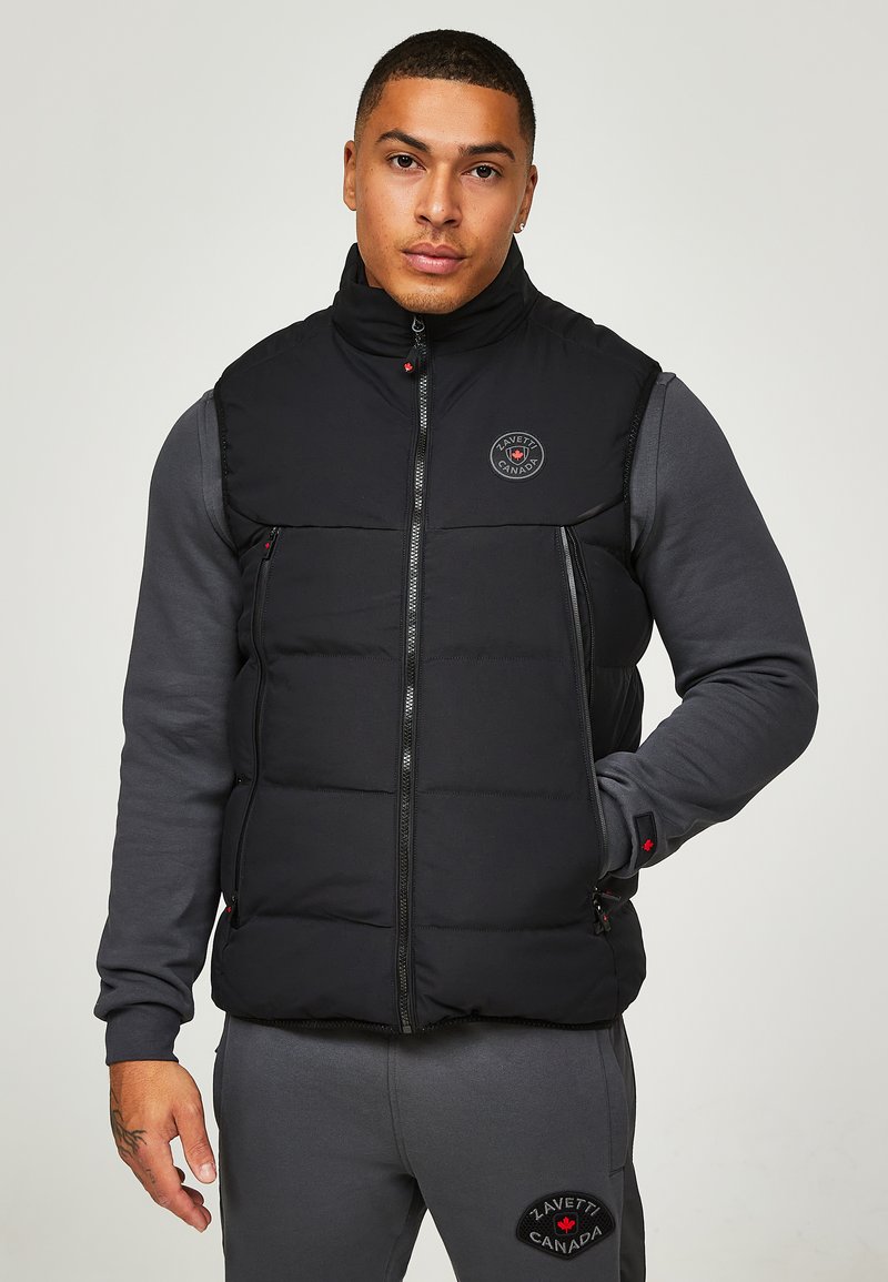Alessandro Zavetti MALVELLO GILET - Waistcoat - black - Zalando.ie