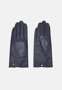 Tommy Hilfiger ESSENTIAL FLAG GLOVES - Fingerhandschuh - space blue/dunkelblau - Zalando.at